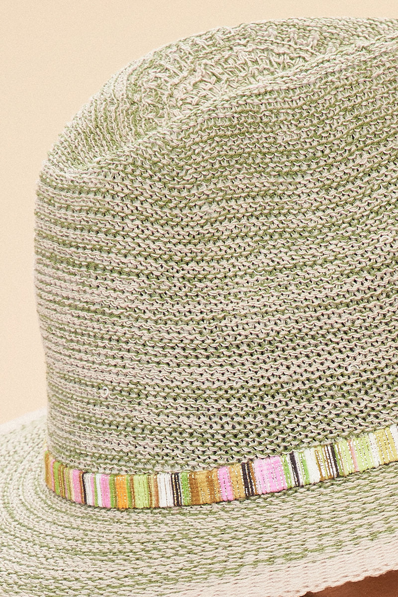 Powder Natalie Fern Hat with Coloured Band